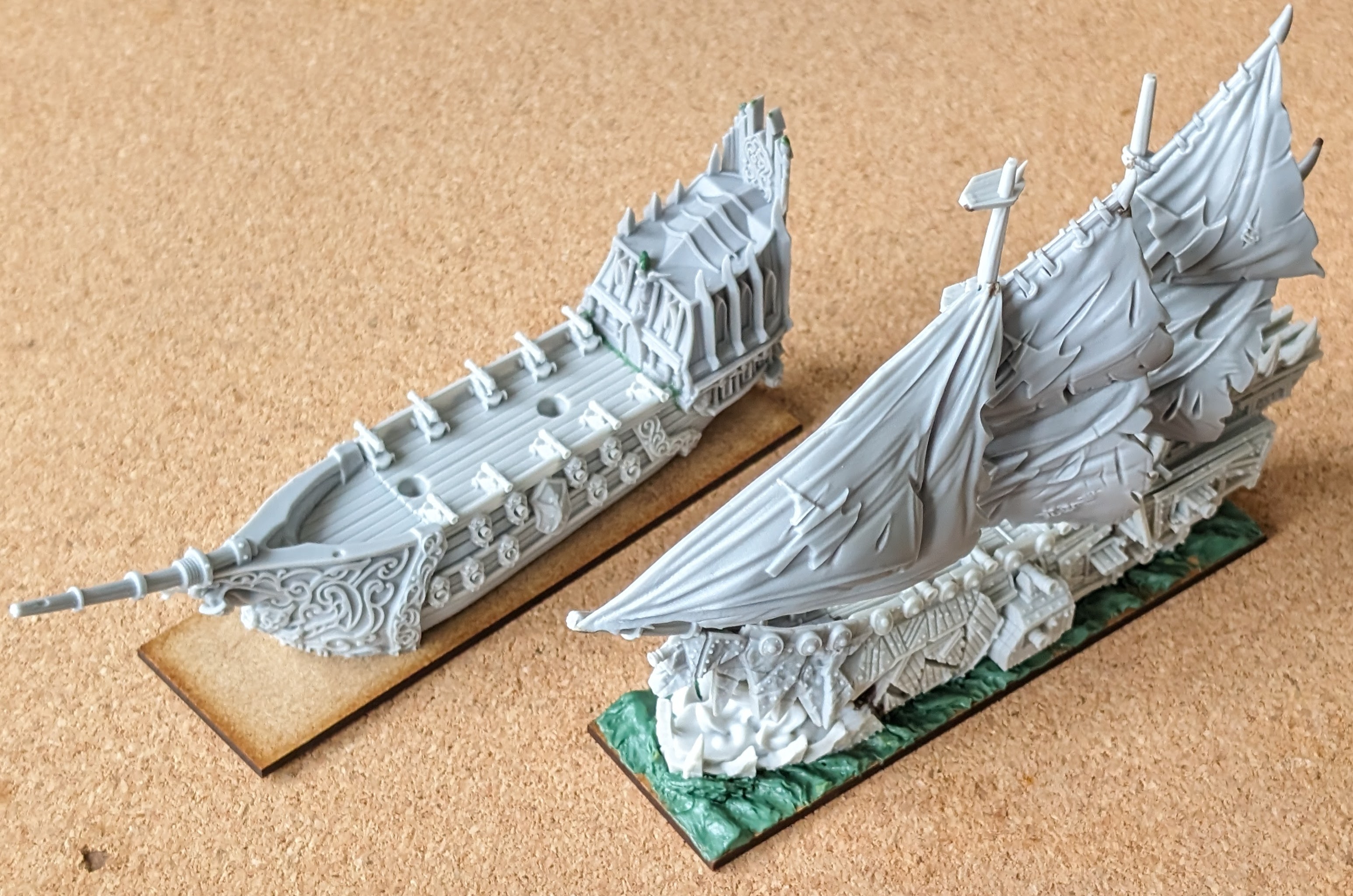 Mantic Armada Orc Fleet | Splayed Paint Brush